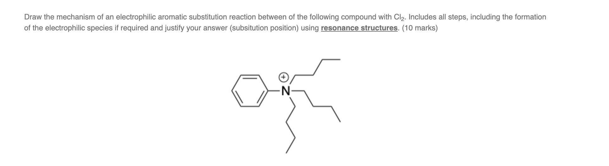 Solved Draw the mechanism of an electrophilic aromatic | Chegg.com