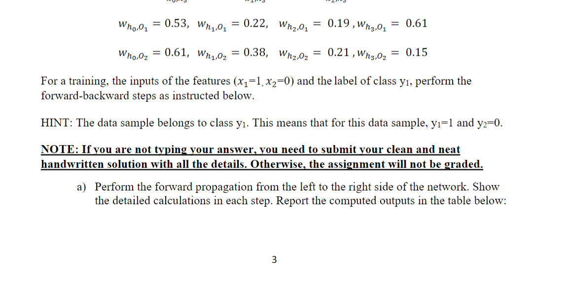 Solved Problem 3) [Paper-based] Forward-backward | Chegg.com