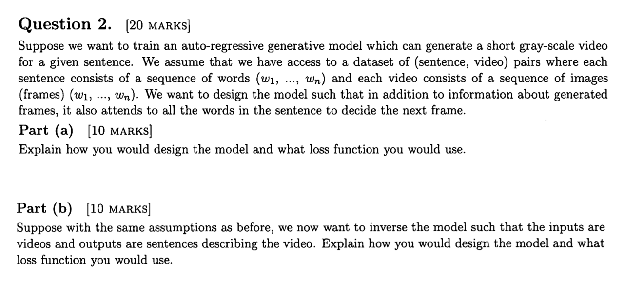 Solved I have this question for a Deep Learning course past | Chegg.com