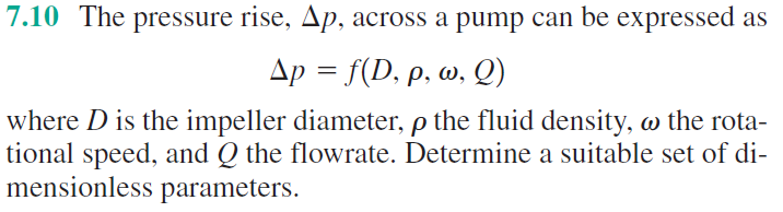 Solved Use Method Of Repeating Variables To Solve The 