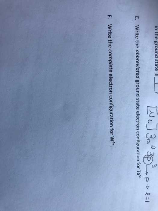 Solved Write the abbreviated ground state electron | Chegg.com Solved Write the abbreviated ground state electron | Chegg.com