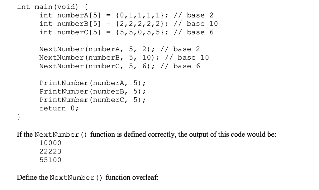 Solved ** C programming ** Going over my past papers and | Chegg.com