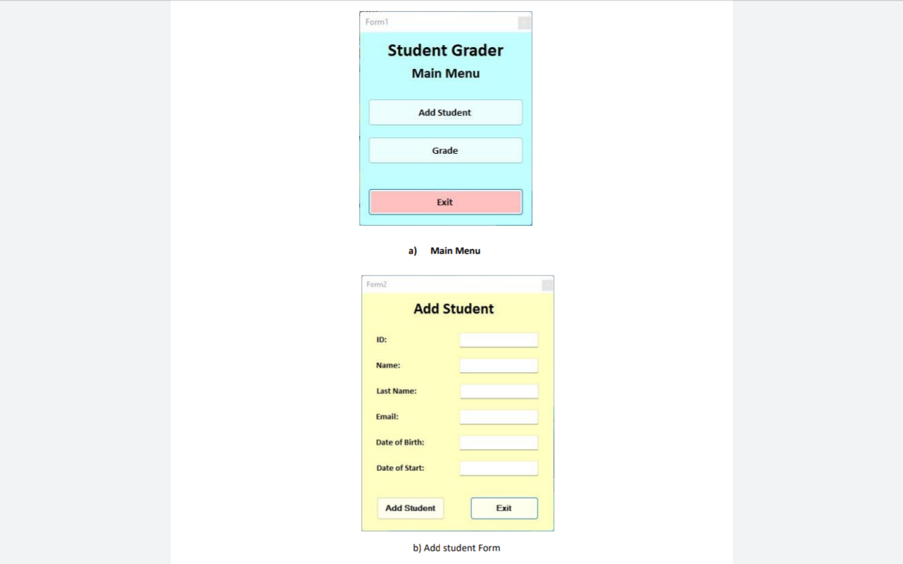 It's a WindowsForm practice exercise, code for the | Chegg.com