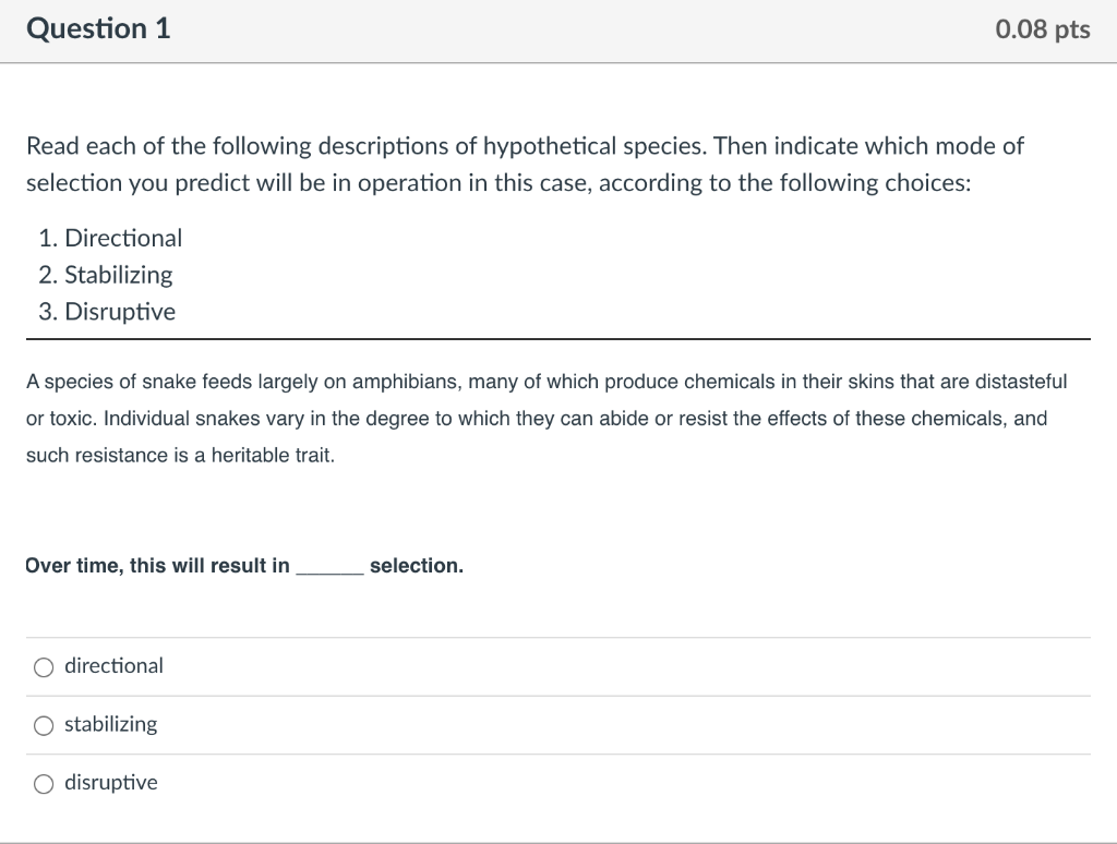 Solved Read each of the following descriptions of | Chegg.com