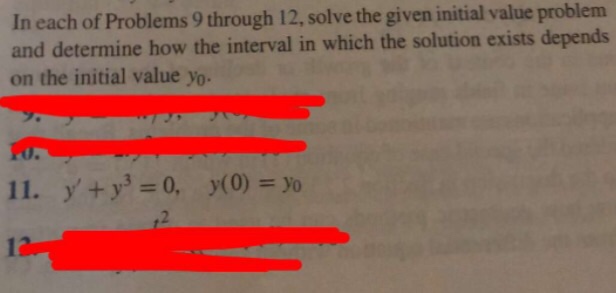 Solved In each of Problems 9 through 12, solve the given | Chegg.com