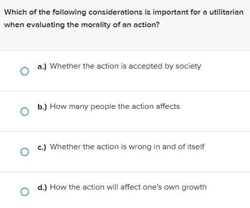 Solved Which of the following considerations is important | Chegg.com