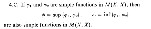 Solved 4.C. If φ1 and φ2 are simple functions in M(X,X), | Chegg.com