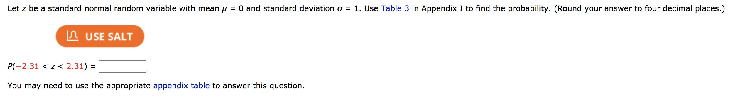 Solved Let z be a standard normal random variable with mean | Chegg.com