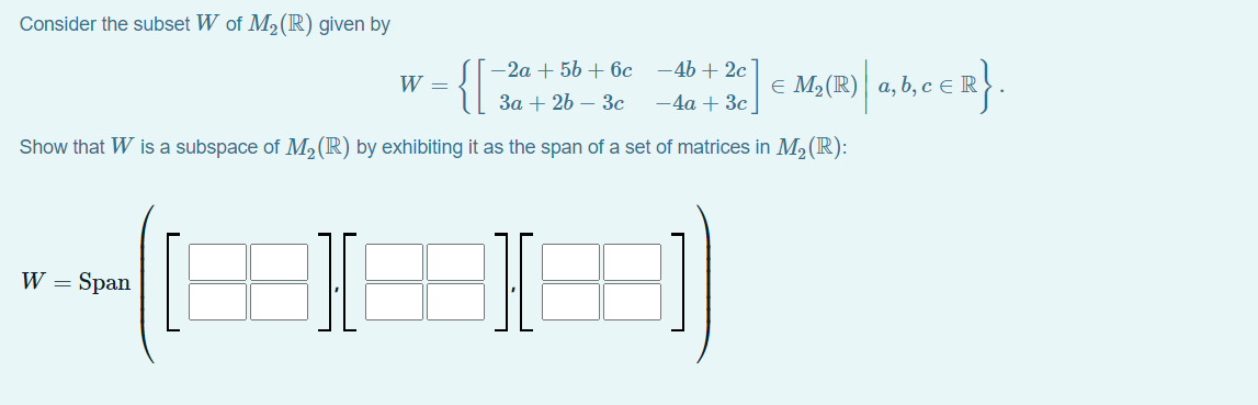 Solved Consider the subset S of R4 given by S= 3x + 4y 2y + | Chegg.com
