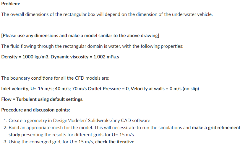To model and investigate using Computational Fluid | Chegg.com