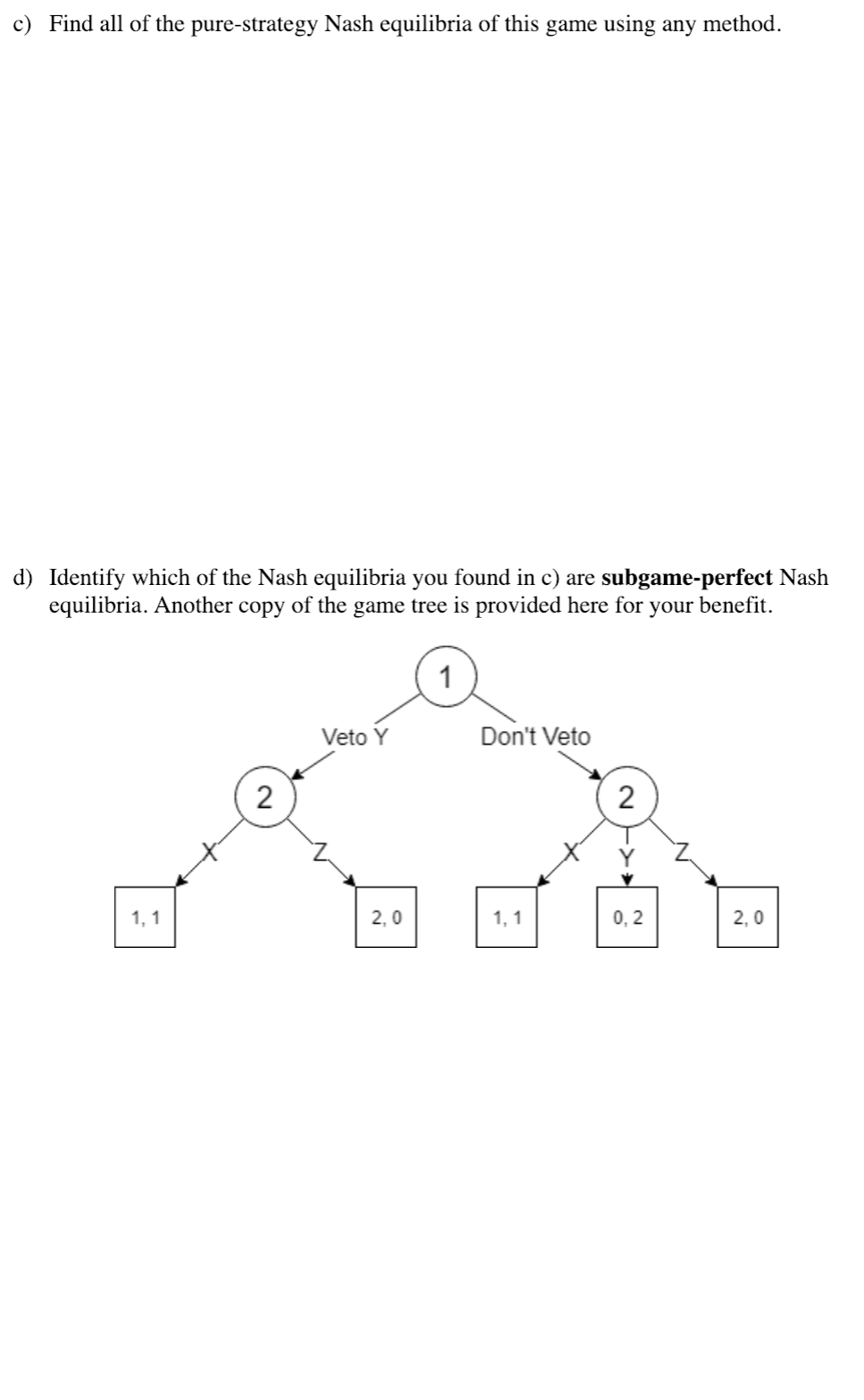 Solved Problem #5: Convert extensive-form to strategic-form, | Chegg.com