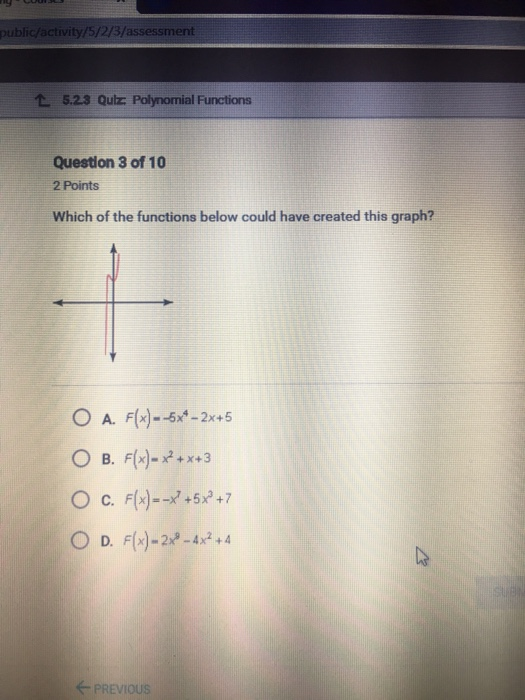 Solved public/activity/5/2/3/assessment 1 5.23 Qulz: | Chegg.com