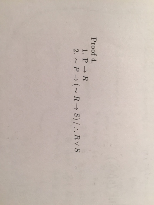 Solved 4 Proofs 5pts Each Complete The Following Proofs 