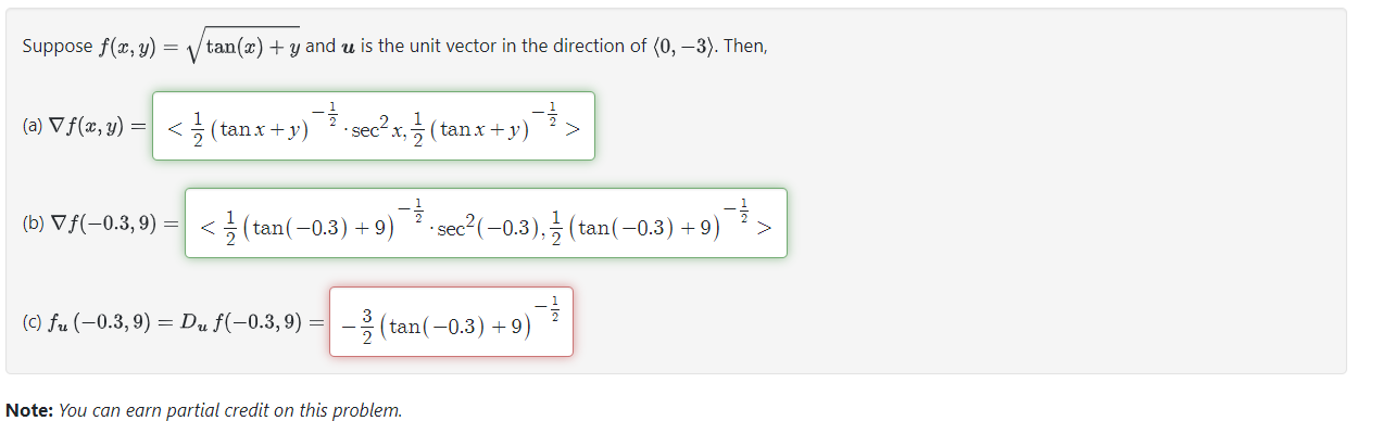 Solved I don't know what's wrong with my 3rd answer. You | Chegg.com