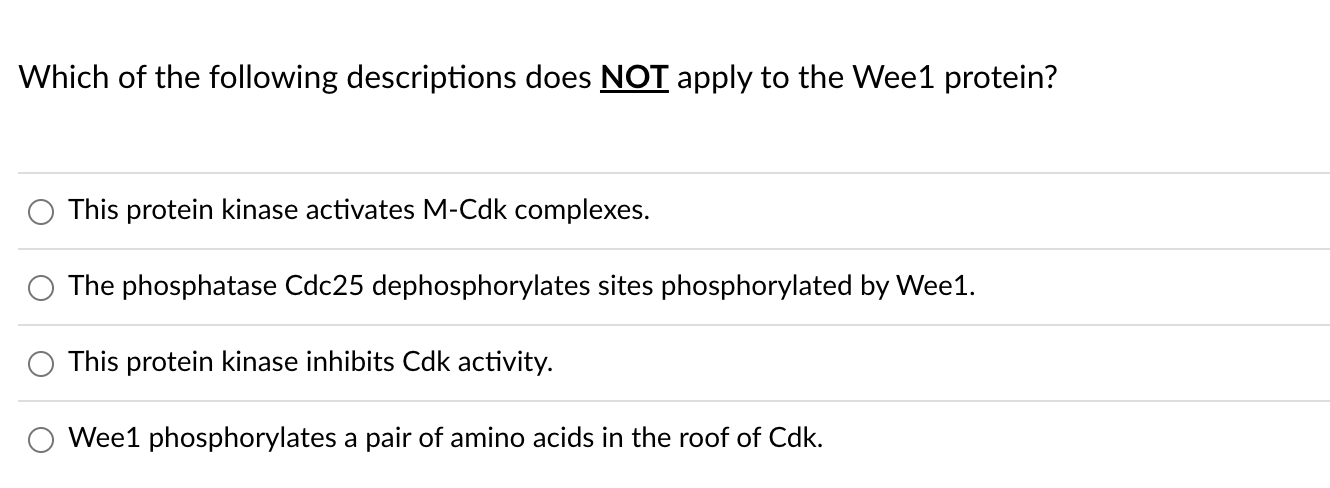 Solved Which of the following descriptions does NOT apply to | Chegg.com