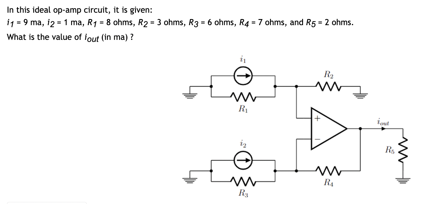 Solved In this ideal op-amp circuit, it is given: | Chegg.com