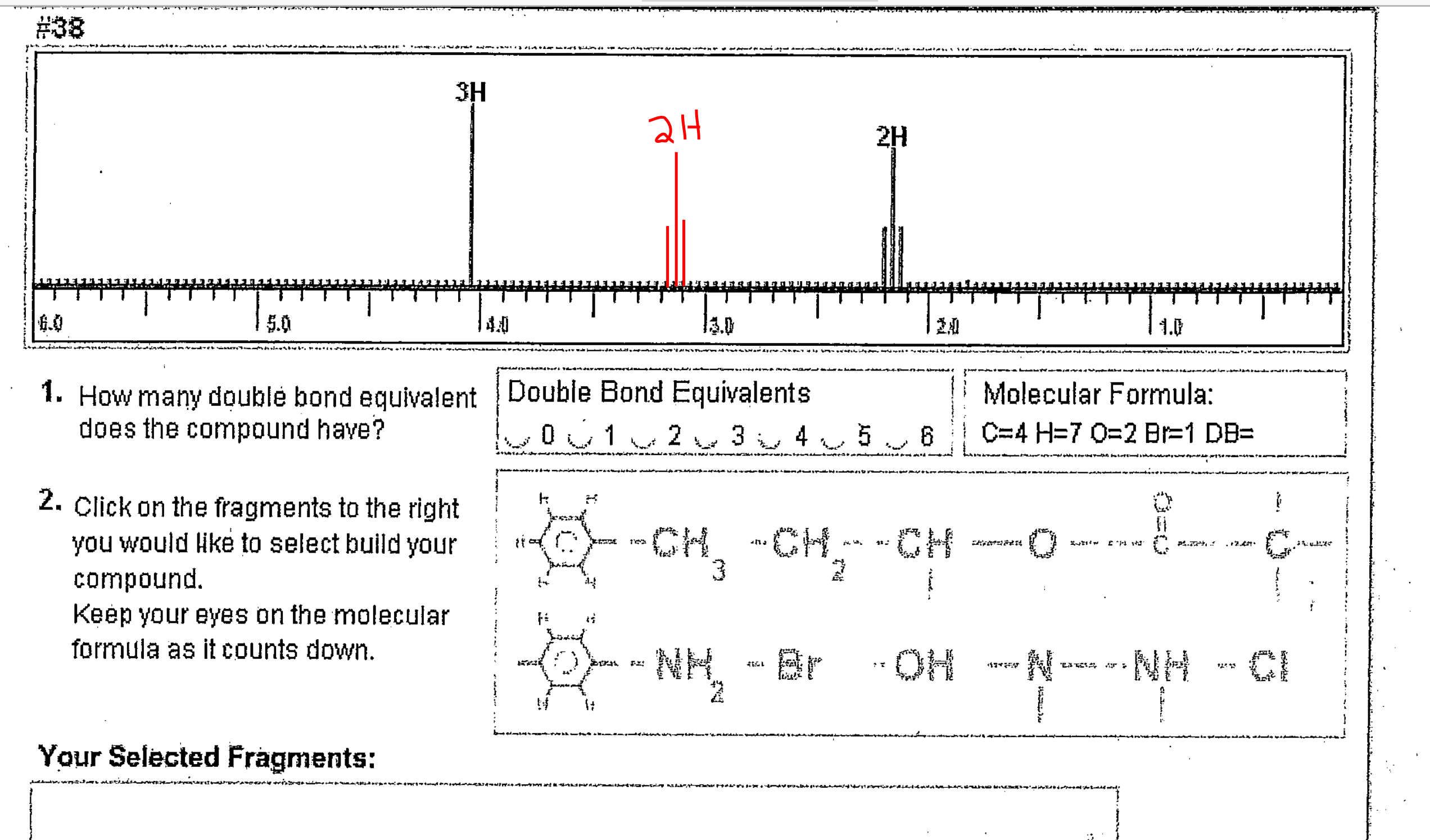 Solved 部8How many double bond equivalentdoes the compound | Chegg.com