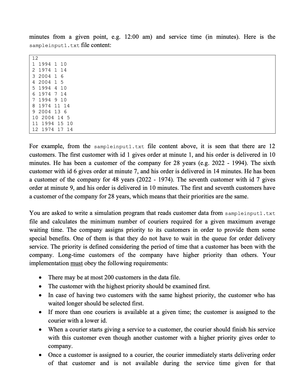 Solved Language is JAVA. Please don't copy paste the answers | Chegg.com