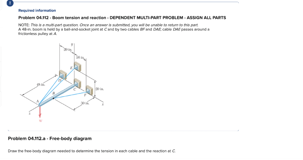 Solved Draw the free-body diagram needed to determine the | Chegg.com