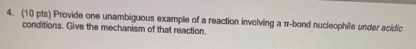 Solved 4. (10 pts) Provide one unambiguous example of a | Chegg.com