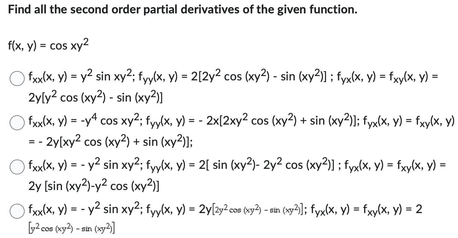 Solved Find All Local Extreme Values Of The Given Function
