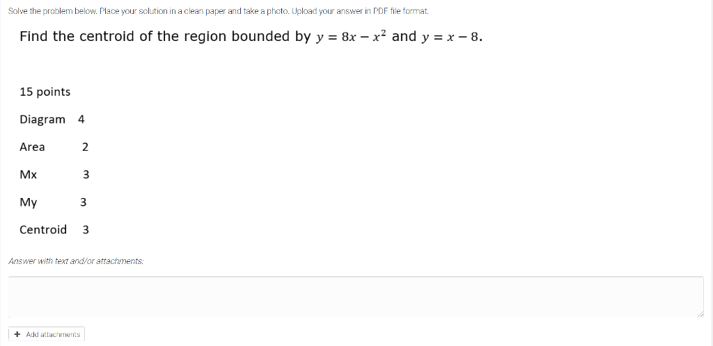 Solved Solve the problem below. Place your solution in a | Chegg.com