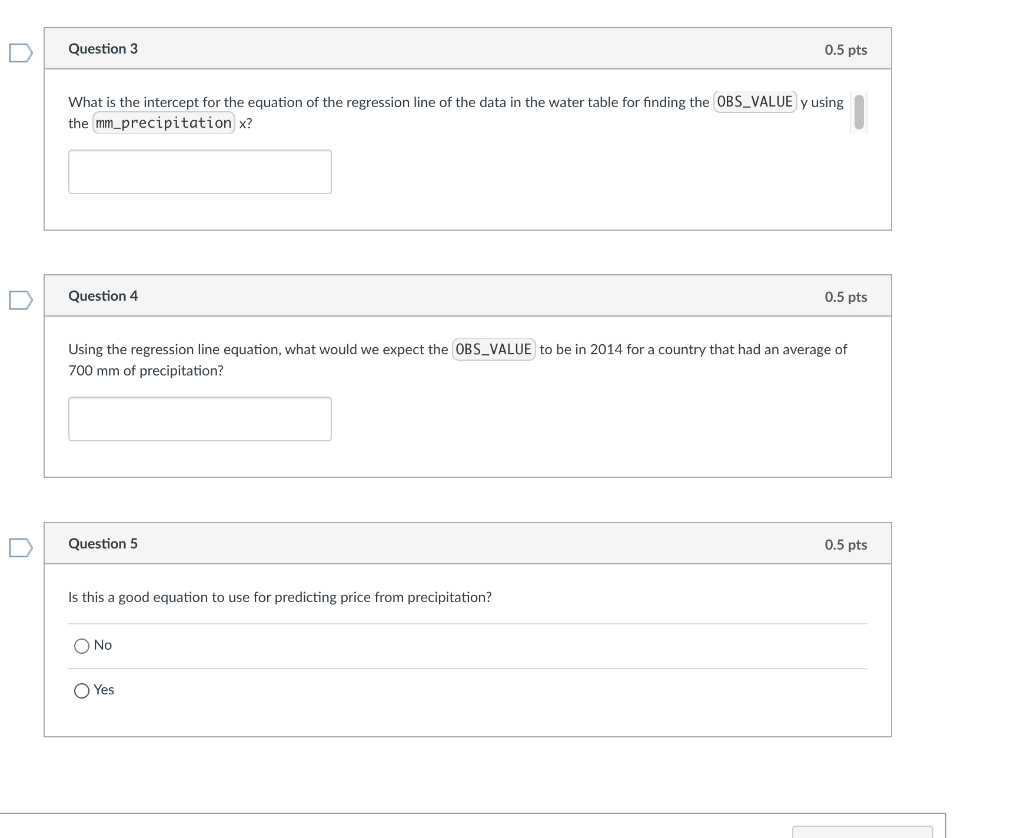 Solved The water table below contains one row per country | Chegg.com