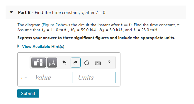 Solved Review Constants Part A Learning Goal: To analyze an | Chegg.com