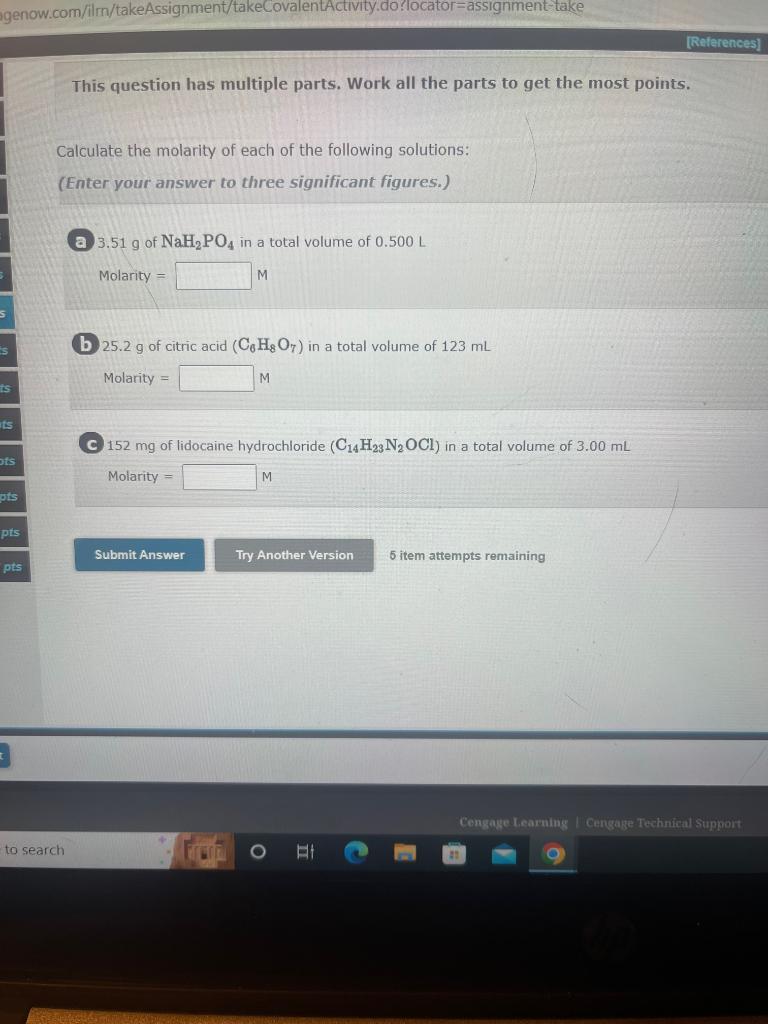 Solved This question has multiple parts. Work all the parts | Chegg.com