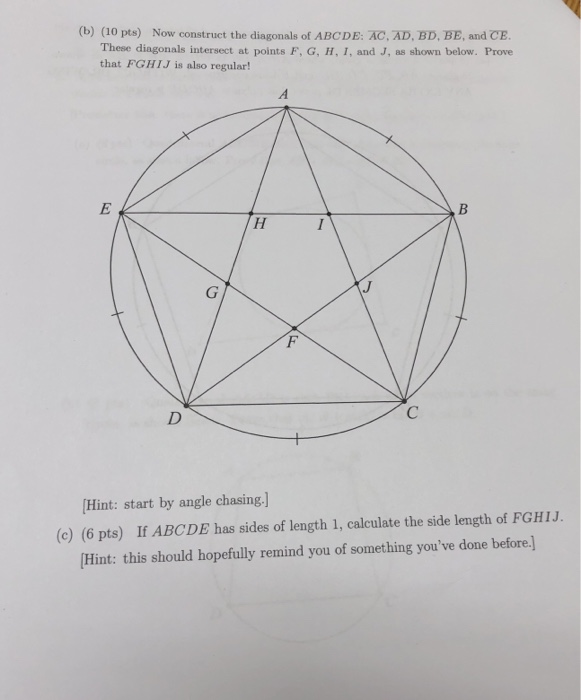 Solved ncion A regular polygon has all sides congruent and | Chegg.com