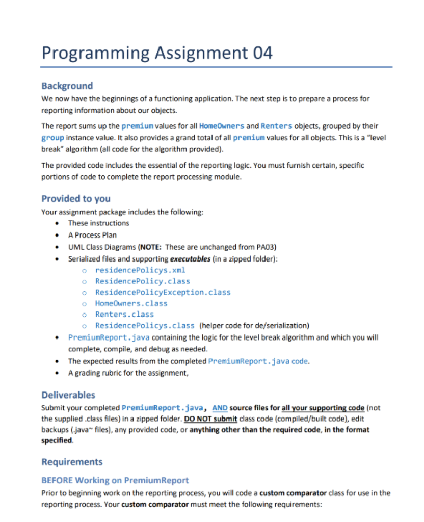 Programming Assignment 04 Background We now have the | Chegg.com