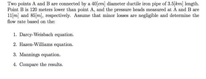 Solved Two points A and B are connected by a 40[ cm] | Chegg.com