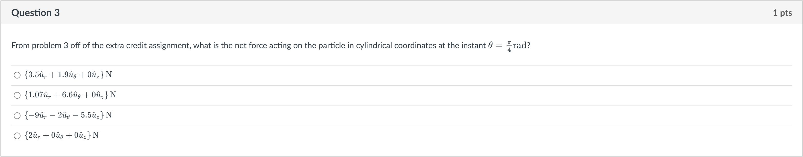 Solved 3.There is a particle whose radial coordinate is | Chegg.com