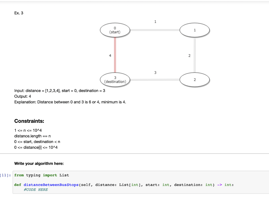 Solved A bus has n stops numbered from 0 to n−1 that form a | Chegg.com