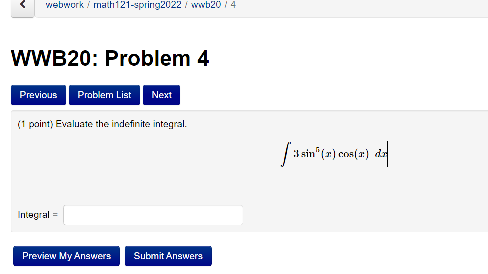 Solved WWB20: Problem 3 Previous Problem List Next (1 point) | Chegg.com