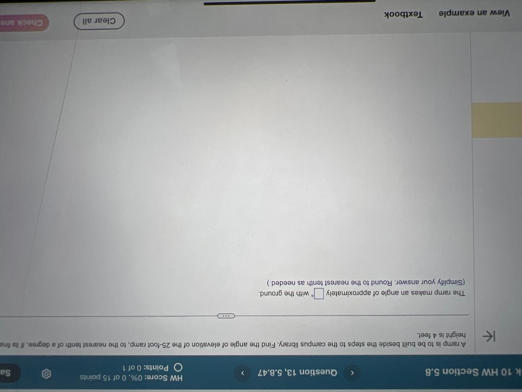 Solved A ramp is to be built beside the steps to the campus | Chegg.com