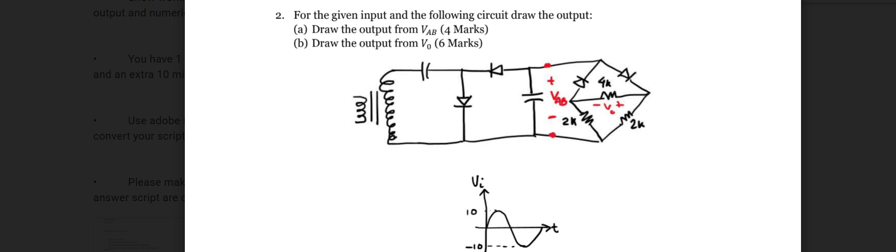 Solved Output And Numer 2 For The Given Input And The 8213