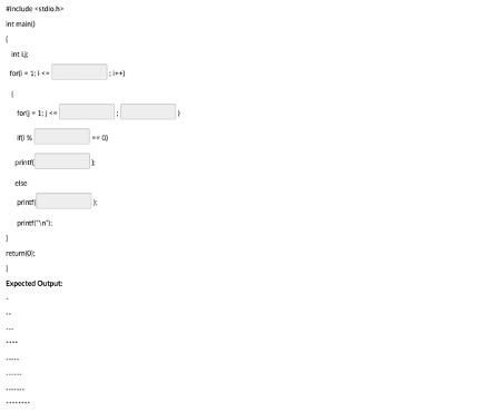 Solved Complete the following code to produce the expected | Chegg.com