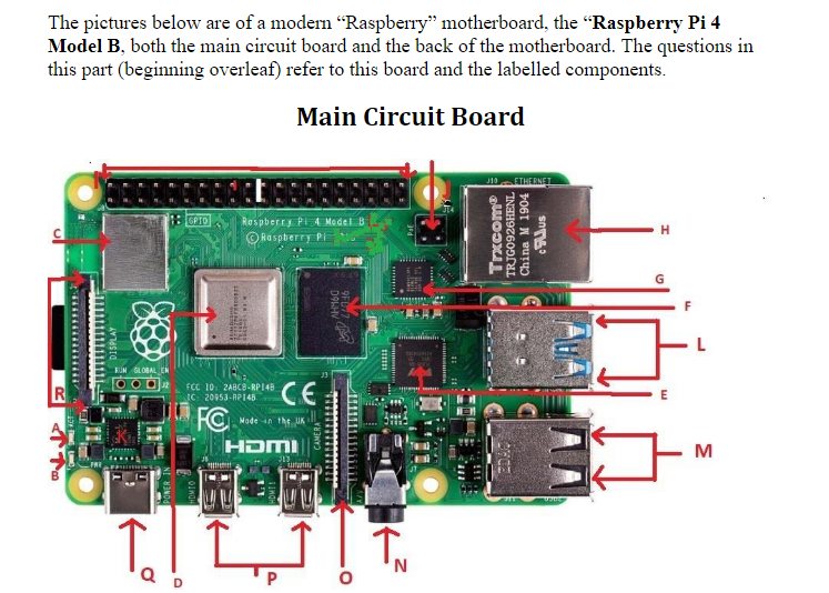 Solved 2. For each of the following headers or set of pins | Chegg.com