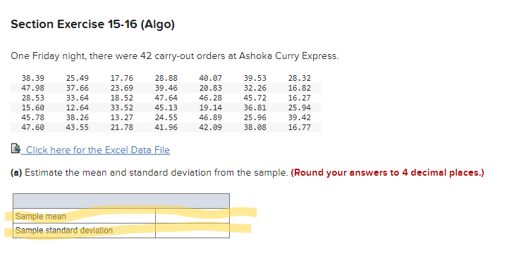 Section Exercise 15-16 (Algo) One Friday night, there | Chegg.com