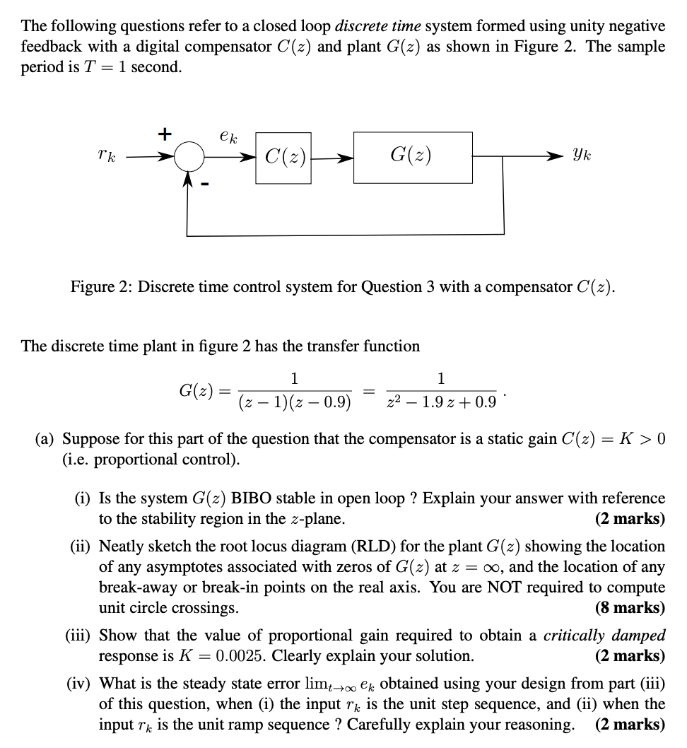 The following questions refer to a closed loop | Chegg.com