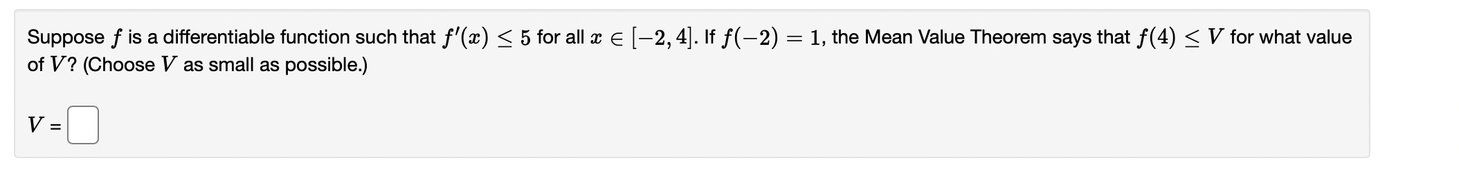 Solved Suppose f is a differentiable function such that | Chegg.com