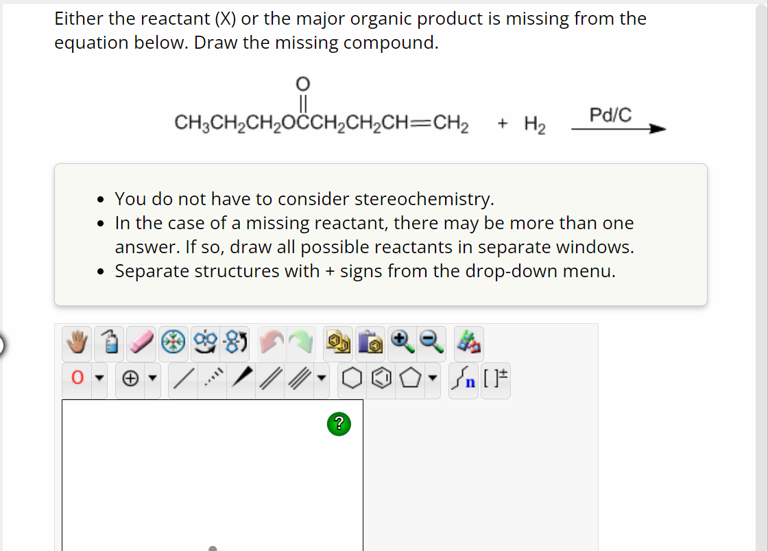 Solved Either the reactant (x) ﻿or the major organic product | Chegg.com