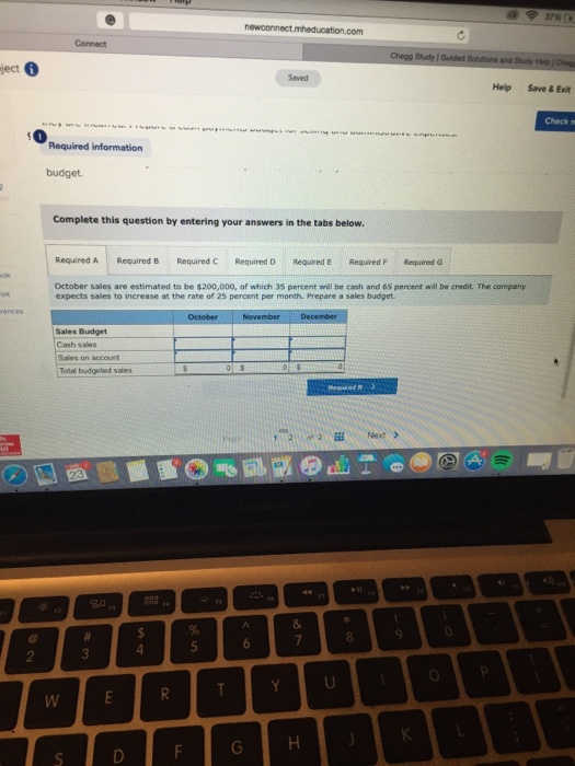 Solved Help Save &Exit Subm roject Check my work Required | Chegg.com