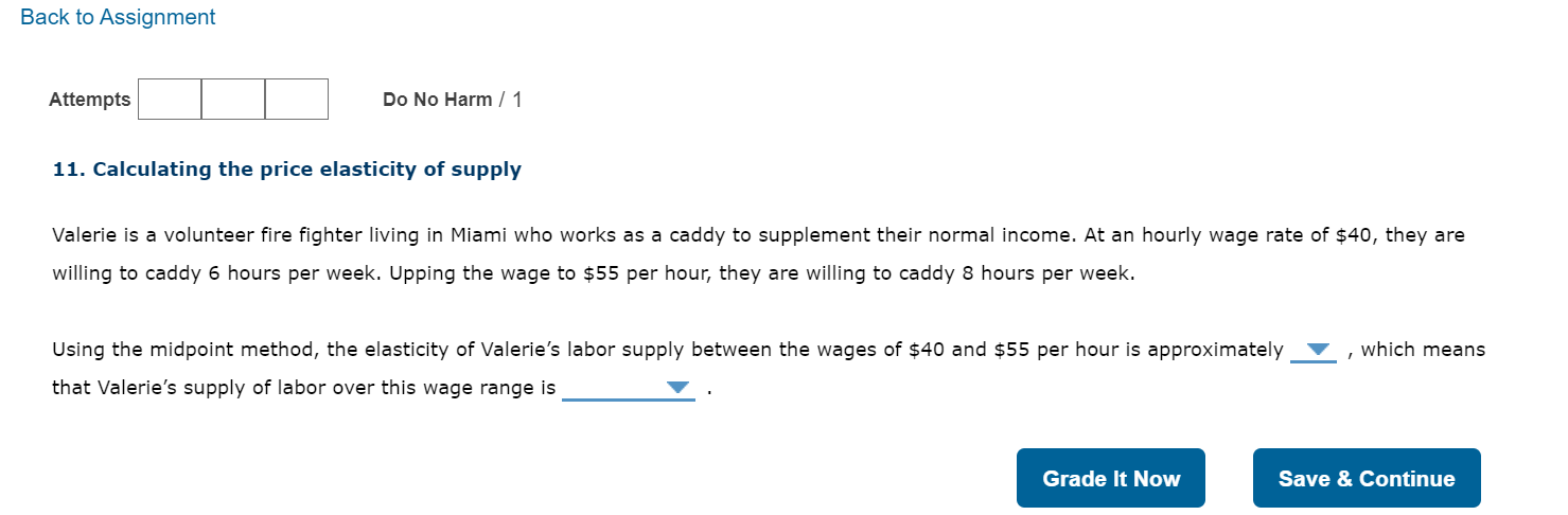 Solved 11. Calculating the price elasticity of supply | Chegg.com