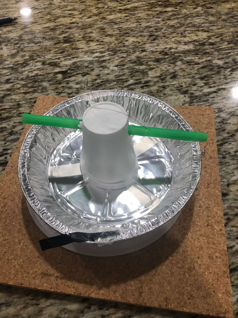 negative side lights neon bulb + Styrofoam cup | Chegg.com