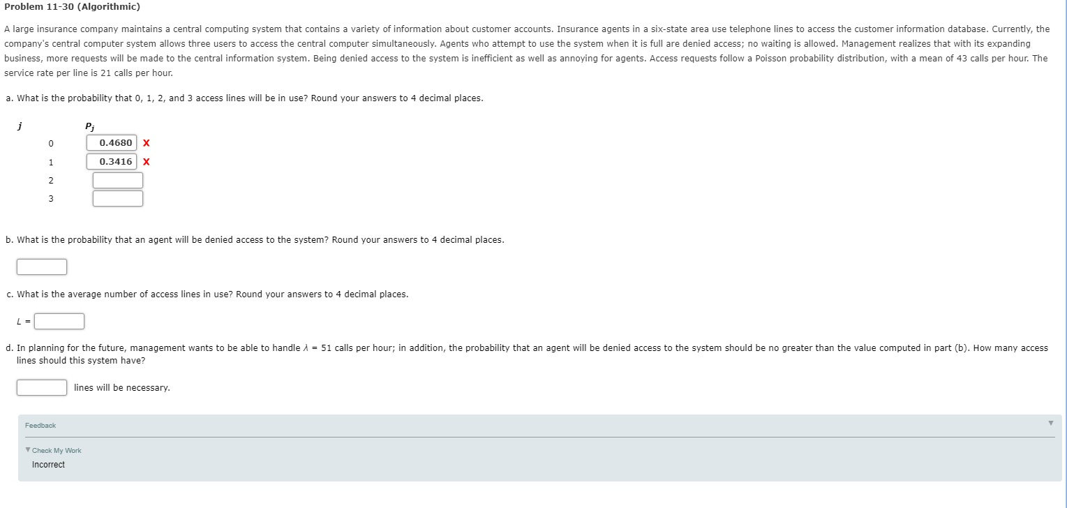 Solved A large insurance company maintains a central | Chegg.com