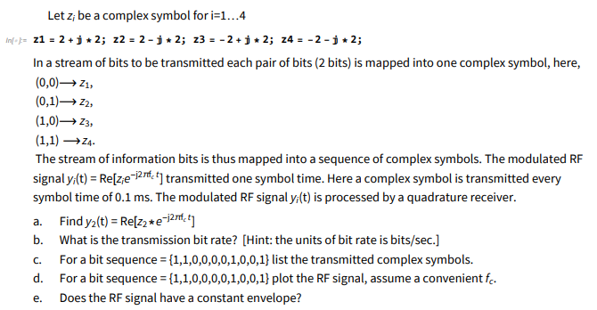 Let z; be a complex symbol for i=1...4 1)= z1 = 2 + 3 | Chegg.com
