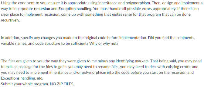 Solved Using the code sent to you, ensure it is appropriate | Chegg.com