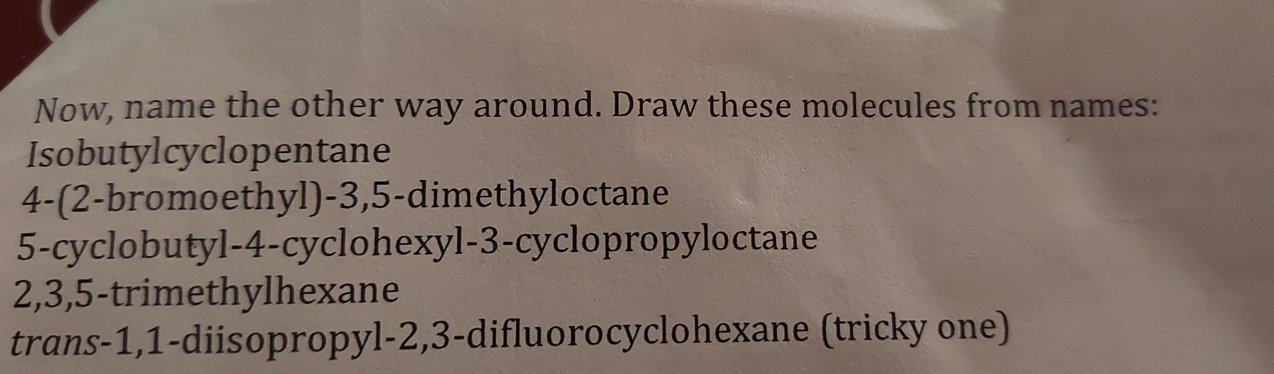 Solved Rule 4 (put it all together): Name these molecules | Chegg.com